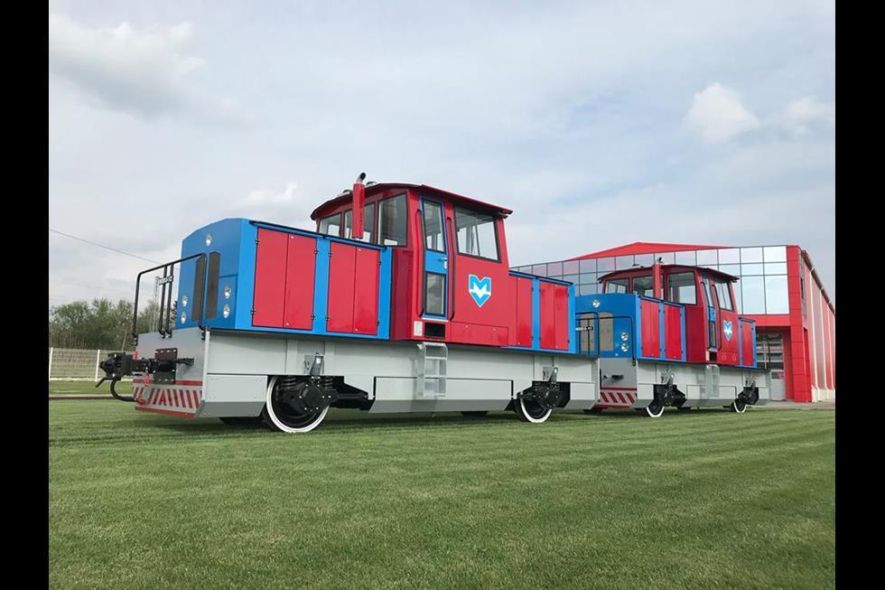 Sofia metro shunters rolled out | News | Railway Gazette International